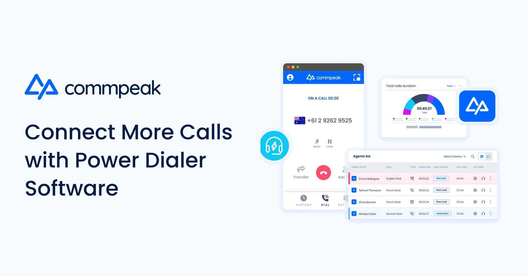 Power Dialer Software for Fiji | CommPeak