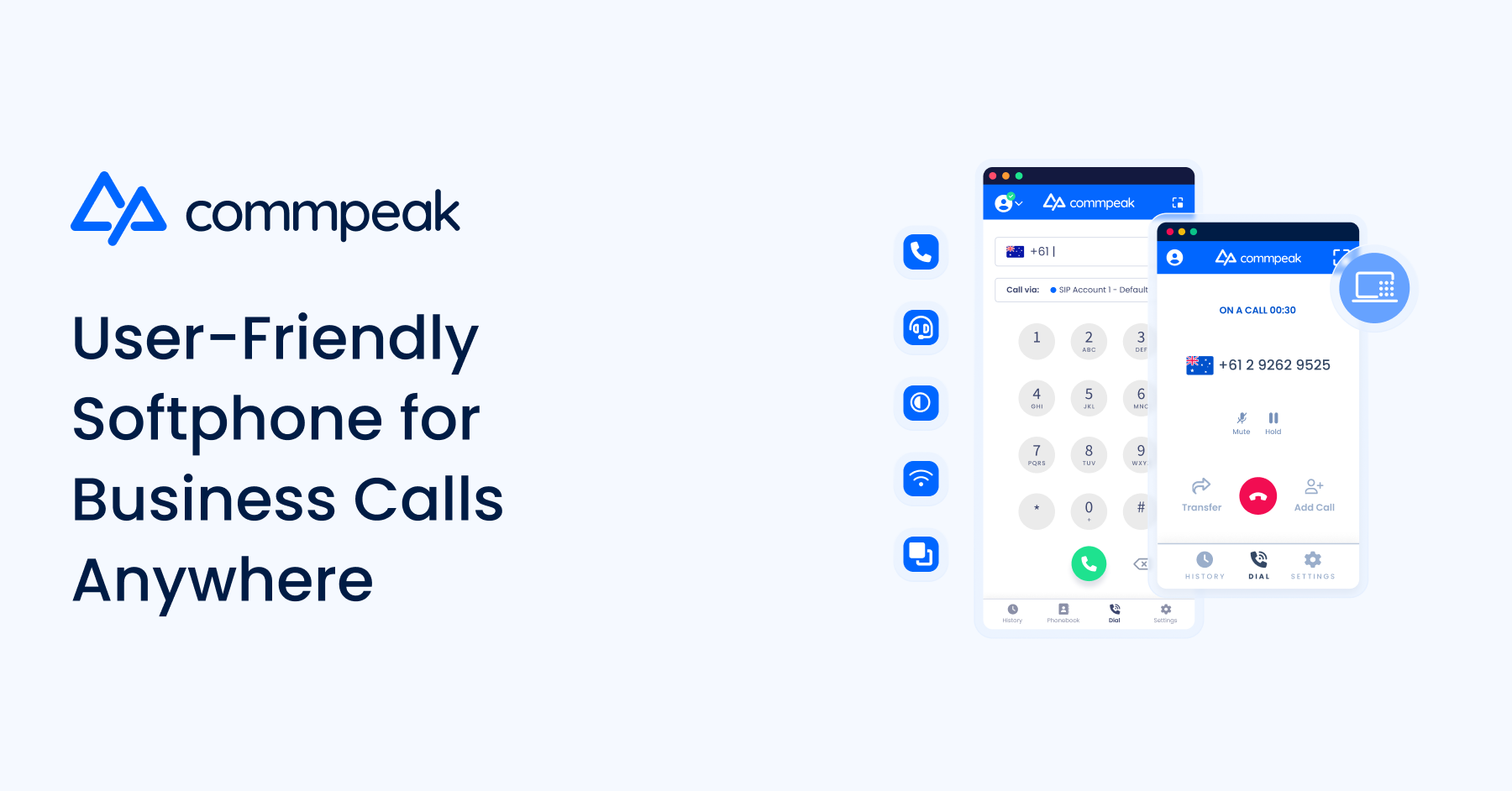 CommPeak Softphone | Professional Calling for Business