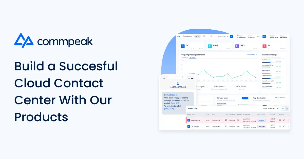 Build and Grow Your Cloud Contact Center with CommPeak’s Complete Toolkit