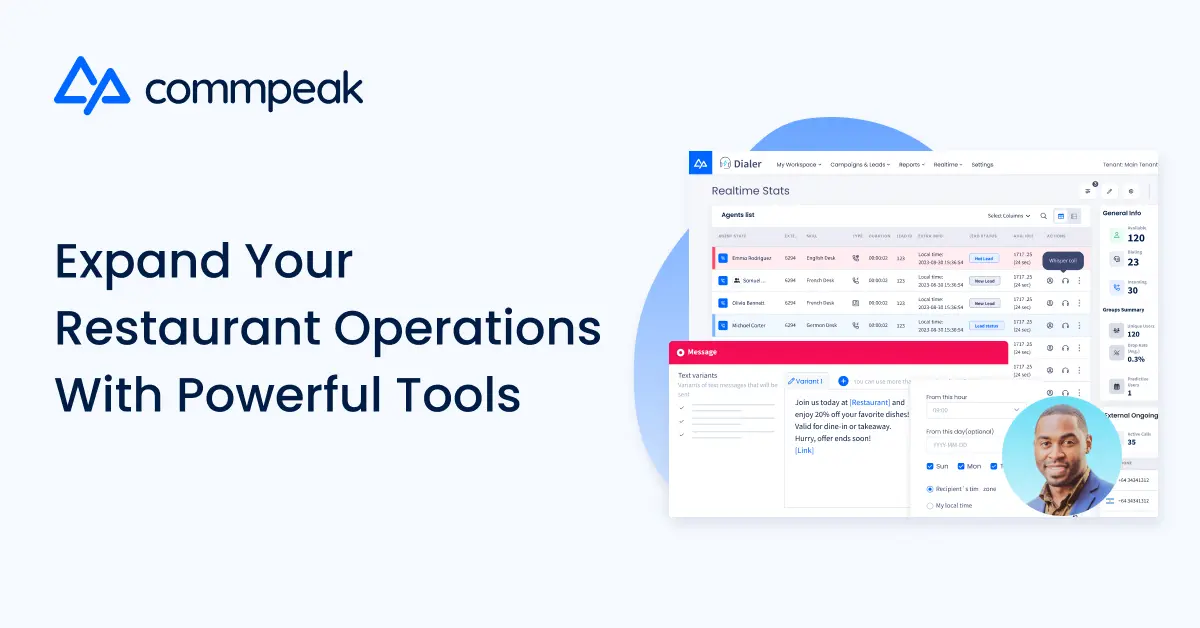 Flexible Communication Solutions for Restaurant Operators | CommPeak
